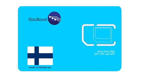 DATA SIM 250MB FINLAND - Simboost