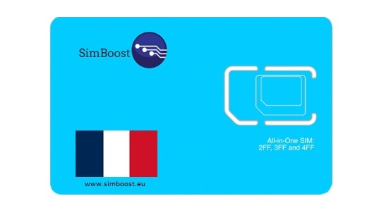 DATA SIM 500MB FRANCE - Simboost