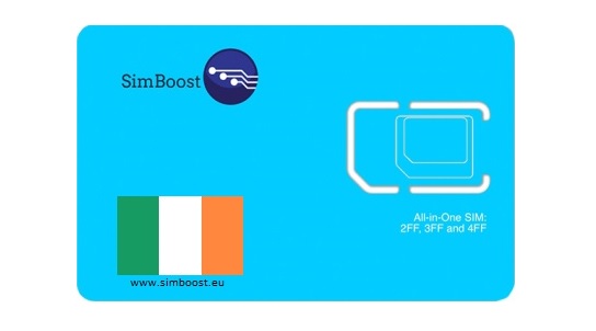 DATA SIM 500MB IRELAND - Simboost
