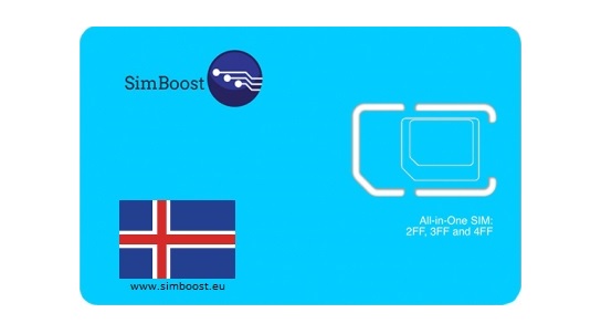 DATA SIM 250MB ICELAND - Simboost