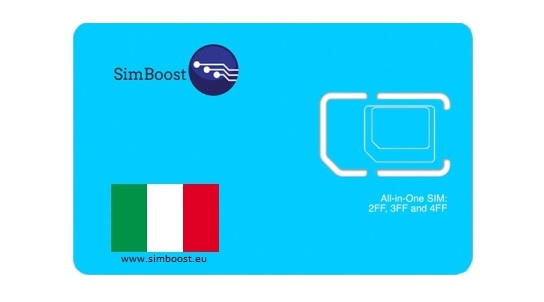 DATA SIM 500MB ITALY - Simboost