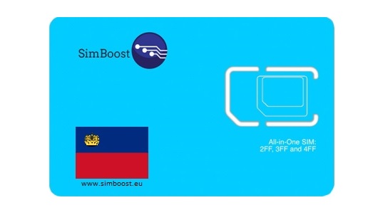 DATA SIM 500MB LICHTENSTEIN - Simboost