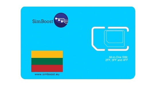 DATA SIM 500MB LITHUANIA - Simboost