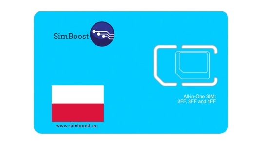 DATA SIM 500MB POLAND - Simboost