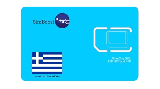 DATA SIM 500MB GREECE - Simboost