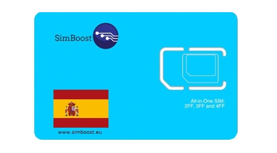 DATA SIM 1GB SPAIN - Simboost
